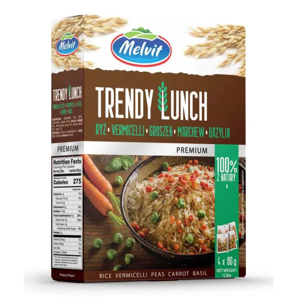 Melvit Trendy Lunch Rice, Vermicelli, Peas, Carrot, Basil – Shop Belveder